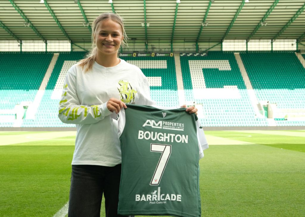 Young Matilda Milly Boughton goes Pro at Scottish Champions Hibs