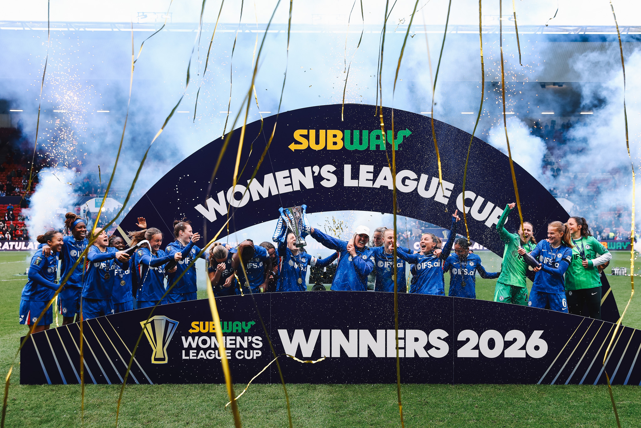 Chelsea retain title in battled 2-0 win in League Cup Final